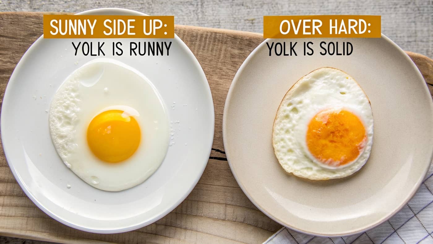 What Is The Difference Between Sunny Side Up And Over Hard Everything